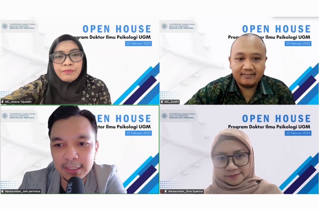 Open House Program Studi Doktor Ilmu Psikologi UGM 2025: Inspiring ...