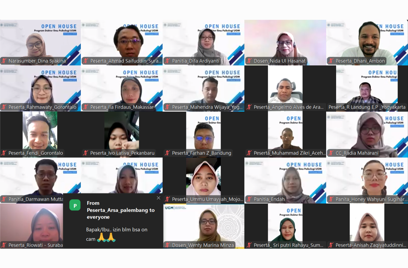 Open House Program Studi Doktor Ilmu Psikologi UGM 2025: Inspiring ...